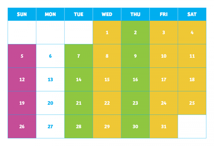 Schedule : Welcome to Water World