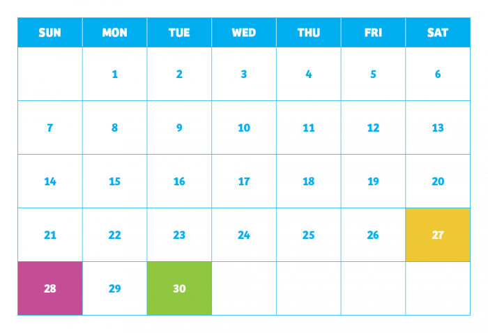 Schedule : Welcome to Water World