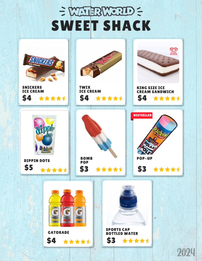 Tasty Treats : Welcome to Water World